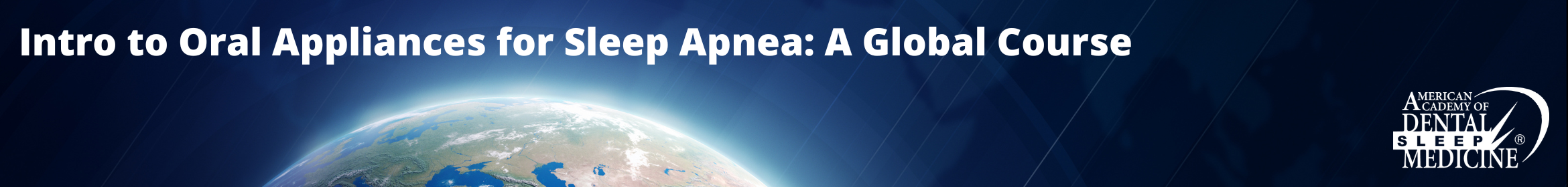 Intro to Oral Appliances for Sleep Apnea Main banner