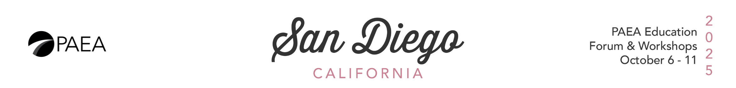 2025 PAEA Education Forum Main banner