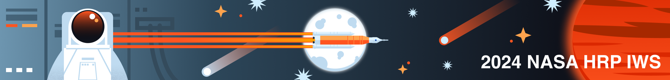 2024 NASA HRP Investigators' Workshop (IWS) Main banner