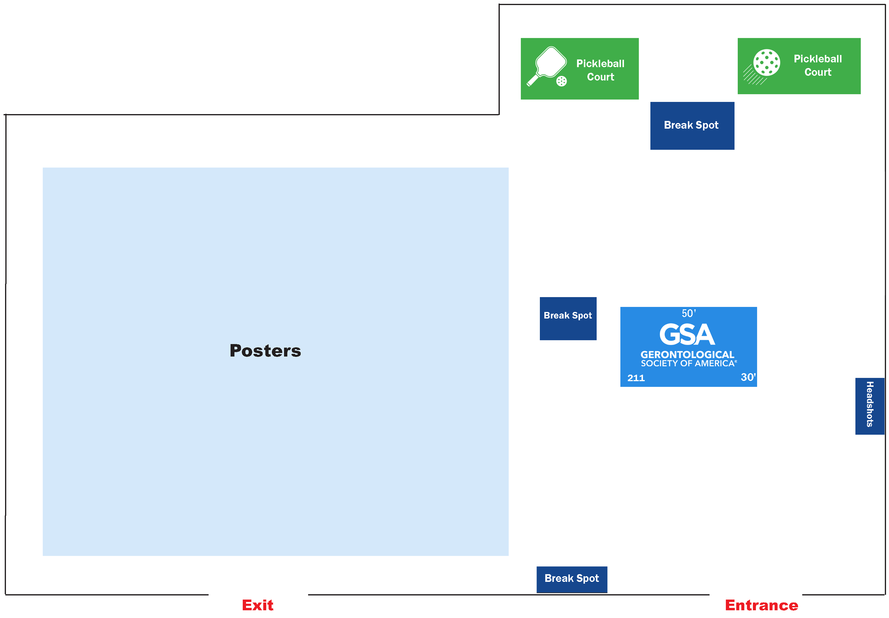 GSA 2025 Floor Plan